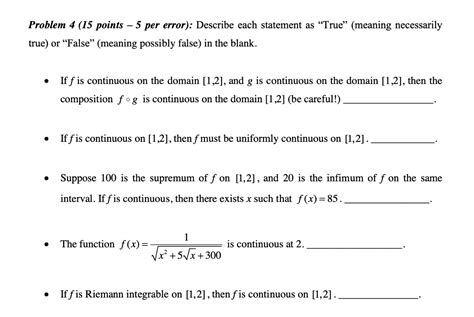 Solved Problem 4 15 Points 5 Per Error Describe Each