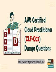 AWS Certified Cloud Practitioner CLF C02 Practice Exam Pdf A B C D AWS Certified Cloud