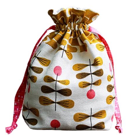 Lined Drawstring Bag Pattern 8 Sizes Eco Friendly And Beginner Friendly