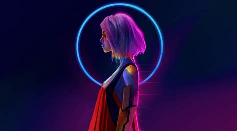 Pink Hair Cyborg Girl Wallpaper Hd Artist 4k Wallpapers Images And