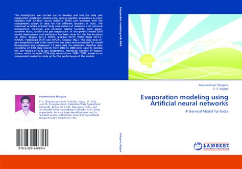 Pdf Evaporation Modeling Using Artificial Neural Networks