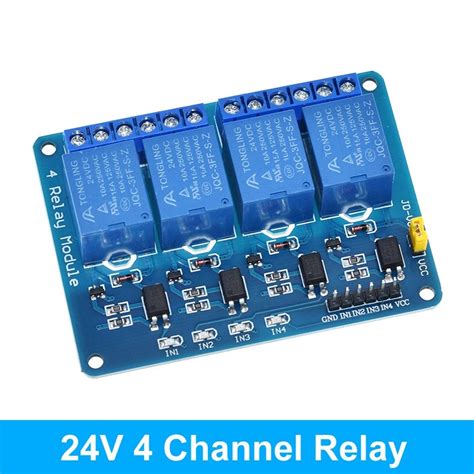 Modul Releu 4 Canale Arduino 24v Optocuplor Ttl Logic Relay Relee R 6873a Okazii Ro