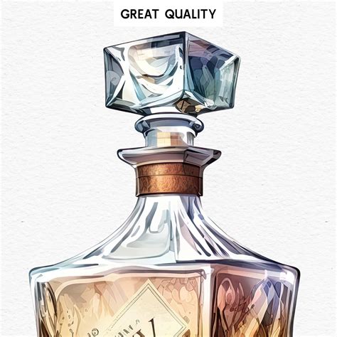 Whiskey Glass Clipart Whiskey Png Watercolor Glass Of Etsy