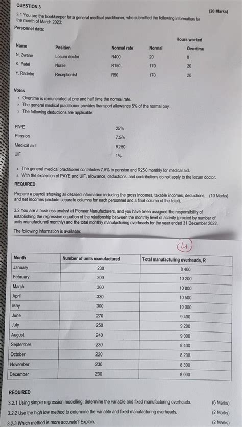 Solved Question 2 20 Marks A Summary Of Vytrill Incs