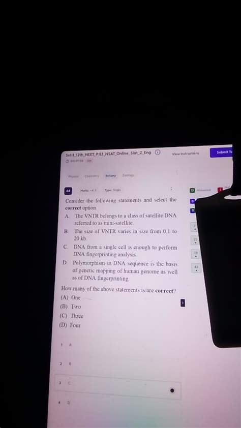 Consider The Following Statements And Select The Correct Option A The