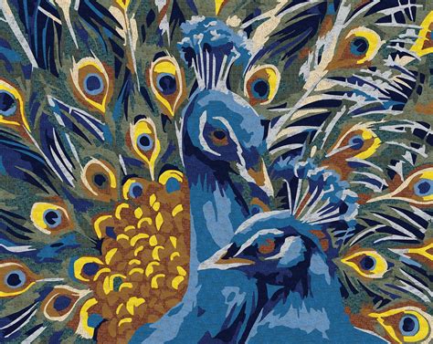Peacock Mosaic Tile Patterns