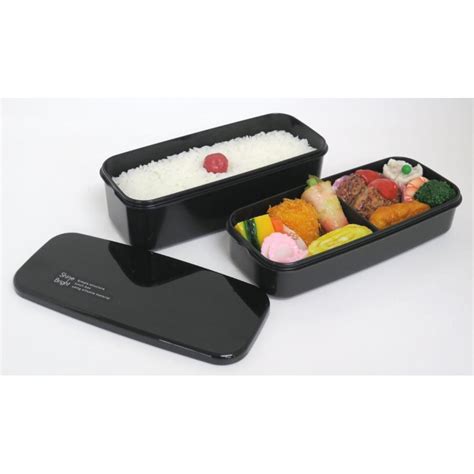 Osk お弁当箱 2段 1100ml 食洗機対応 電子レンジ対応 抗菌 （ 弁当箱 ランチボックス 箸付き 日本製 大容量 男子