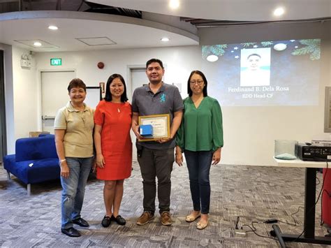 Ferdinand Dela Rosa On Linkedin 15 Years Of Service