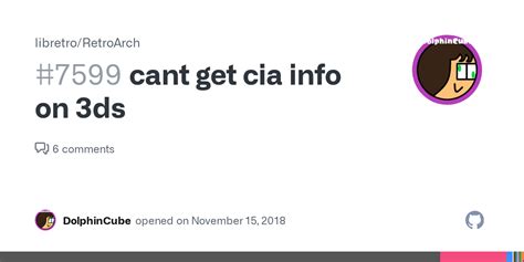 cant get cia info on 3ds · issue 7599 · libretro retroarch · github