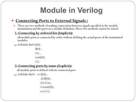 Verilog Pptx Programming Languages Computing