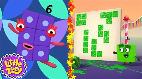 Stampoline Art Adventure Learn To Count Numberblocks YouTube