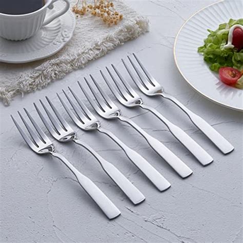 3 Tine Fork Stainless Steel 7 6 Dinner Silverware Fork Metal Cocktail Dessert