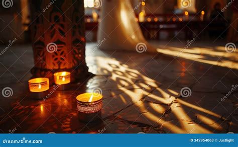 Shadows Flickering On The Walls Adding Depth To The Intimate Setting