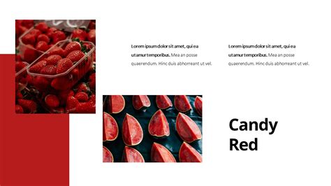 Red Presentations PPT Lifestyle Templates