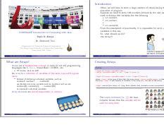 Arrays Page Pdf Introduction Often We Will Have To Store A Large Number Of Values During