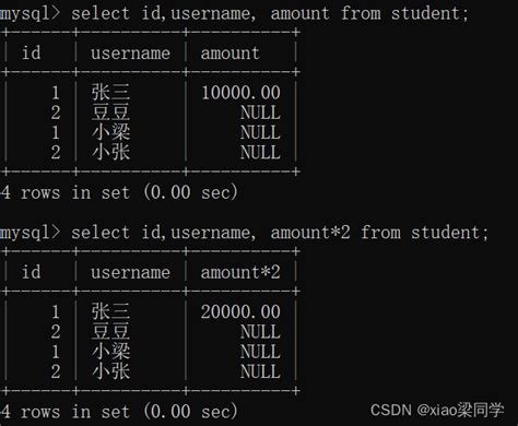 sql基础操作：插入、查询、修改与删除 csdn博客