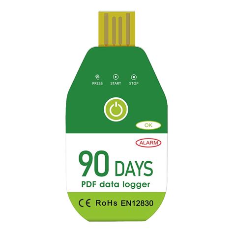 BLEEUS 90 Days Mini Usb Temperature Data Logger Disposable Temperature Recorder Measurement And