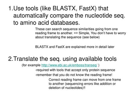 Ppt Protein Sequence Databases Powerpoint Presentation Free Download