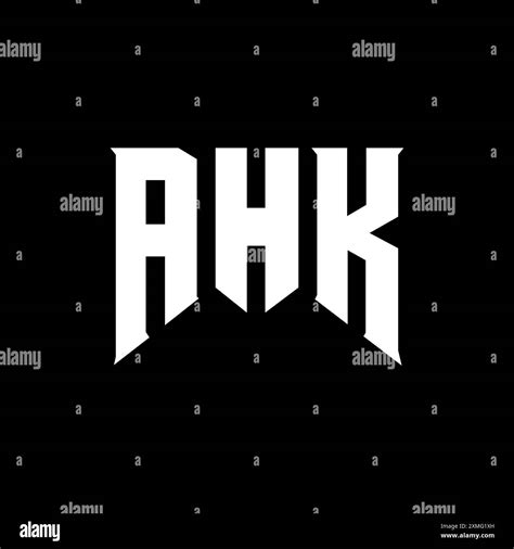 Ahk Logo Design Stock Vector Images Alamy