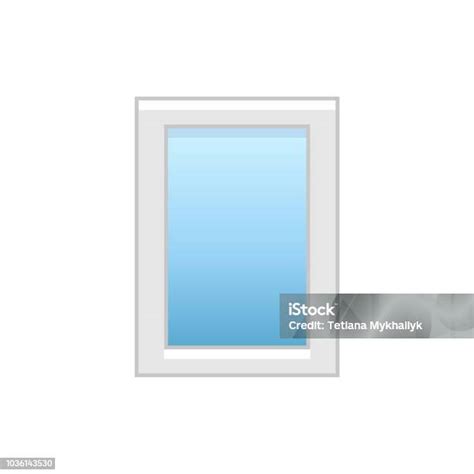 현대 비닐 커튼 또는 차일 창의 벡터 일러스트 집 및 사무실에 대 한 윈도우의 평면 아이콘입니다 흰색 배경에 고립 0명에 대한