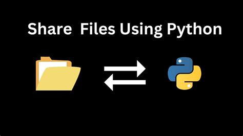 Share Files Easily Using Python Server YouTube