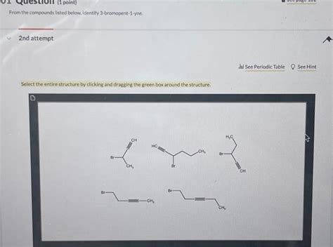 solved from the compounds listed below identify