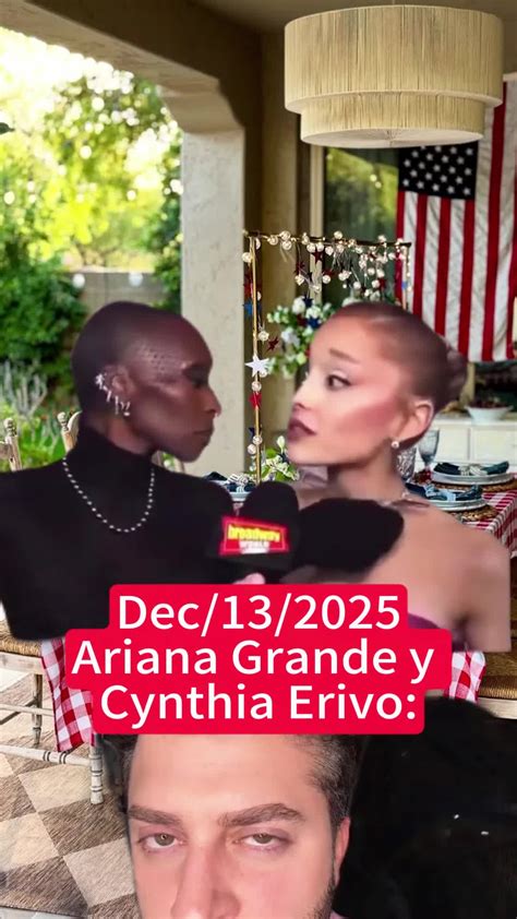 Ariana Grande Y Cynthia Erivo ¿qué Está Pasando ¿amistad Oscura O Ma