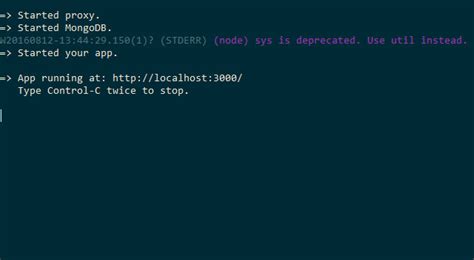 Nodejs Meteor 14 Node Sys Is Deprecated Use Util Instead