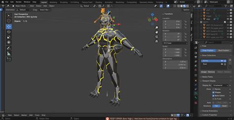 error trying to use riy generate rig option on a character r