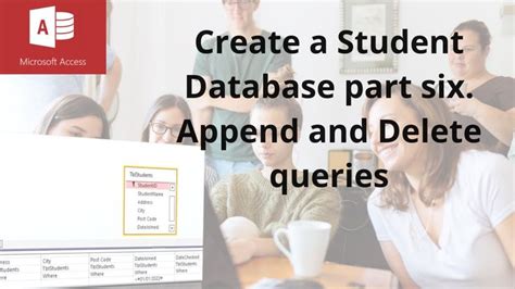 How To Use Append Delete And Make Table Queries In Microsoft Access