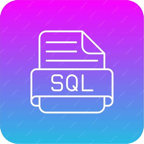 Premium Vector Sql Icon