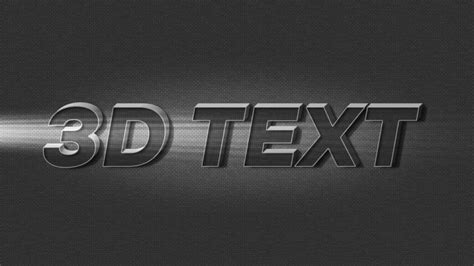 Stone Engraved Text Effect