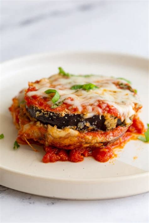 Baked Eggplant Parmesan Food With Feeling