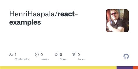 Github Henrihaapalareact Examples