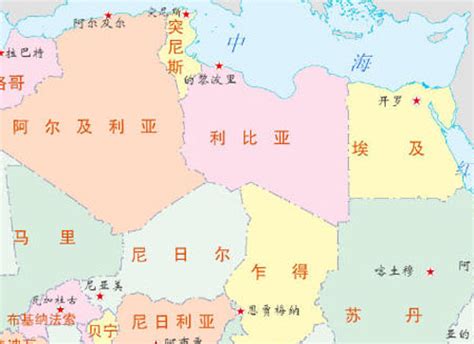 利比亚地理位置图 周围 在位置 大山谷图库