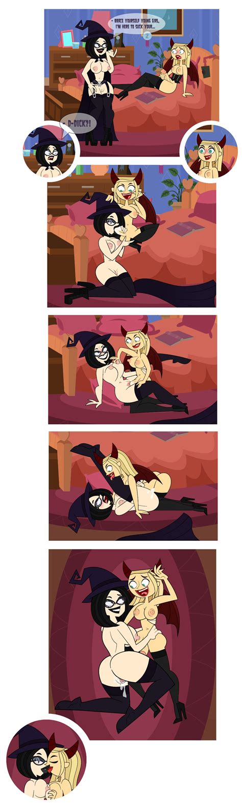 Rule 34 1futa 1girls Accurate Art Style Areolae Balls Big Breasts Big Penis Black Hair Blonde