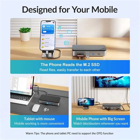 Orico Type C In Transparent Multifunction Adapter Wb Orico Hk