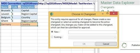 Approval Workflow In Master Data Services Using Change Sets Part