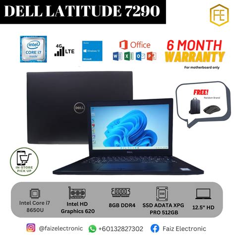 Dell Latitute 7290 Laptop Computers And Tech Laptops And Notebooks On