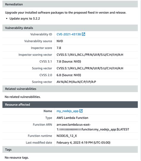 How To Scan Your Aws Lambda Functions With Amazon Inspector Aws Security Blog