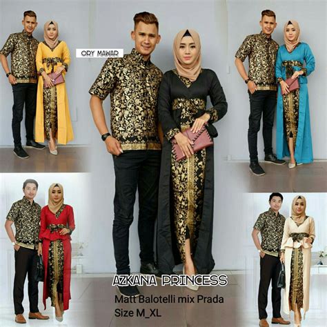 Jual Batik Couple Azkana Princess Shopee Indonesia