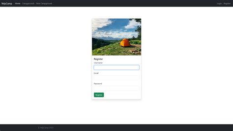 Github Danidin Yelpcamp Website That Shows Campsite Details And Location With Maps Also