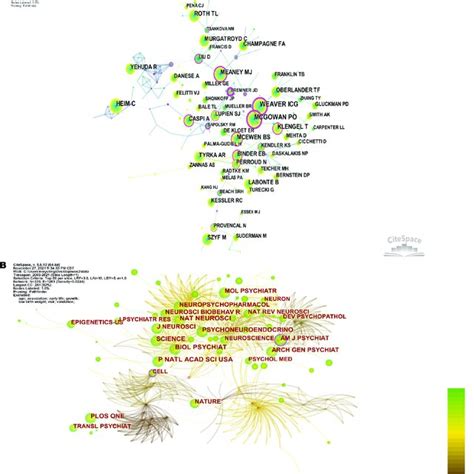 A The Clustering Of The Reference Co Citation Network B Timeline Download Scientific