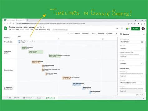 How To Create A Timeline In Google Sheets Artofit