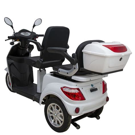 ΕΠΙΔΟΤΟΥΜΕΝΟ ΤΡΙΚΥΚΛΟ ΗΛΕΚΤΡΙΚΟ Scooter ΔΥΟ ΘΕΣΕΩΝ ΛΕΥΚΟ T409 2