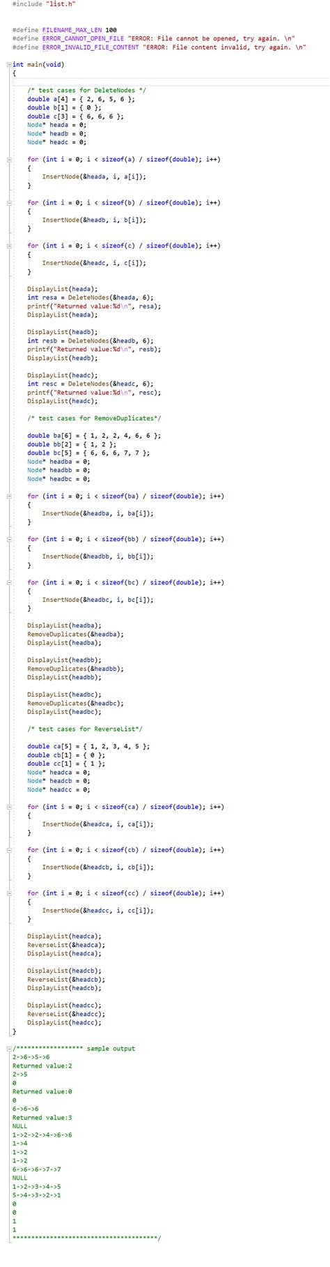 Solved Deletenodes Int Deletenodes Node Phead Double Chegg