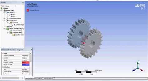 Figure 9 From Stress Analysis On Spur Gears Using ANSYS Workbench 16 0 Semantic Scholar