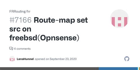 route map set src on freebsd opnsense · issue 7166 · frrouting frr · github