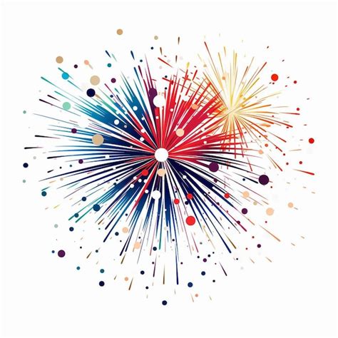 Premium Photo A Colorful Firework With Lots Of Dots On It