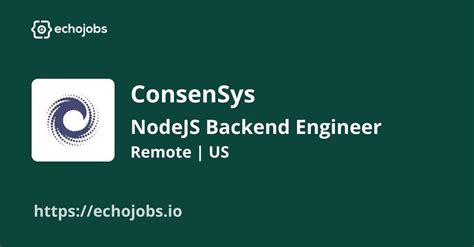 consensys is hiring nodejs backend engineer usd 100k 201k [remote] [azure node js typescript